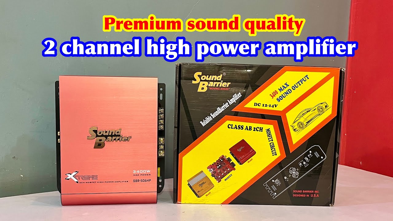sound barrier amplifier 2 channel | car amplifier | 2 channel amplifier ...