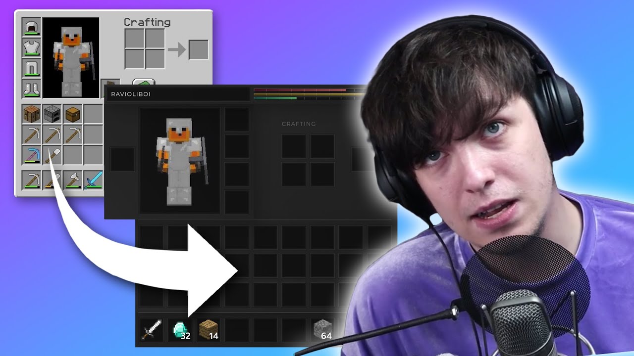Redesigning Minecraft's UI | UI/UX Design - YouTube