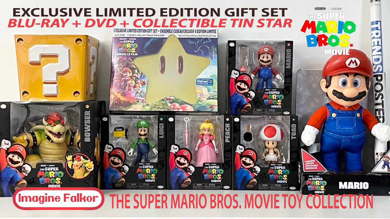 The Super Mario Bros Movie Toy Collection | Unboxing | ASMR - YouTube