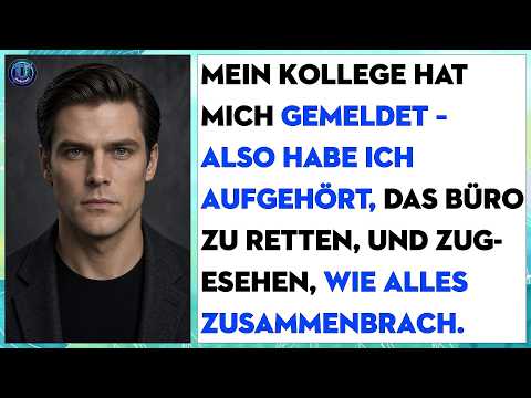 Ich habe aufgehört, das Büro zu retten, und zugesehen, wie es auseinanderfiel