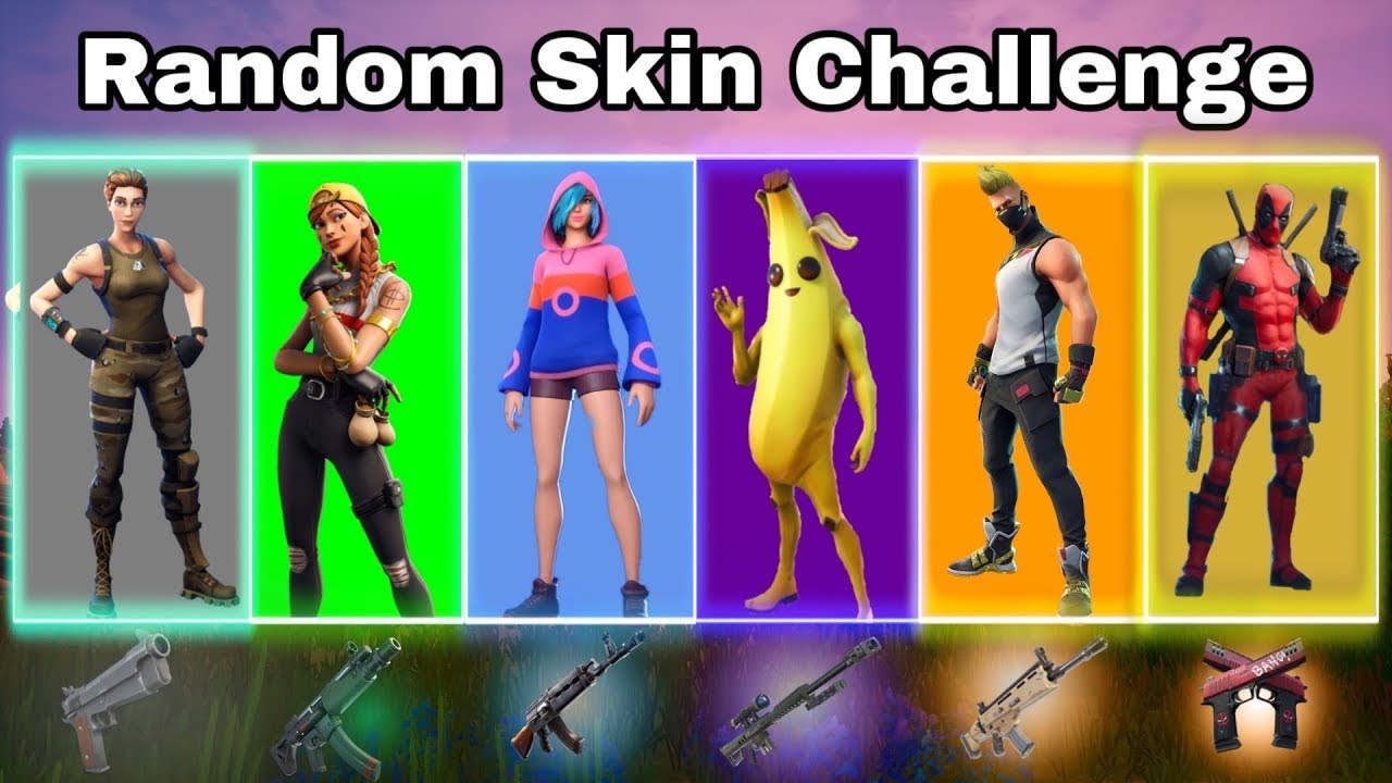 RANDOM SKIN CHALLGE - YouTube