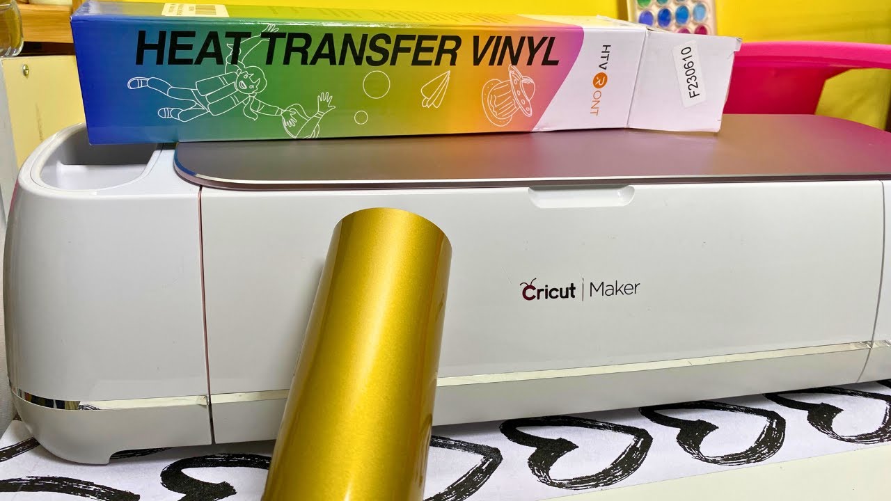 Let's Make A Tshirt Using HTVRONT Gold Heat Transfer Vinyl - YouTube