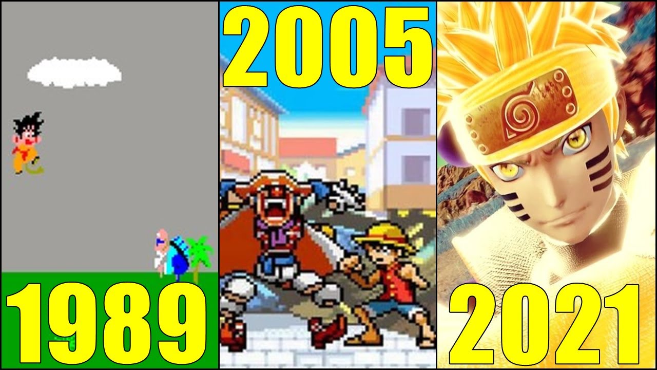 Evolution of Shonen Jump Games Playstation (1989-2021) - YouTube