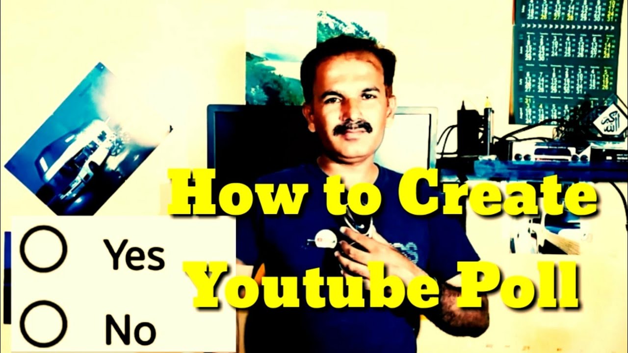 How to create poll on youtube community || make poll on community ...