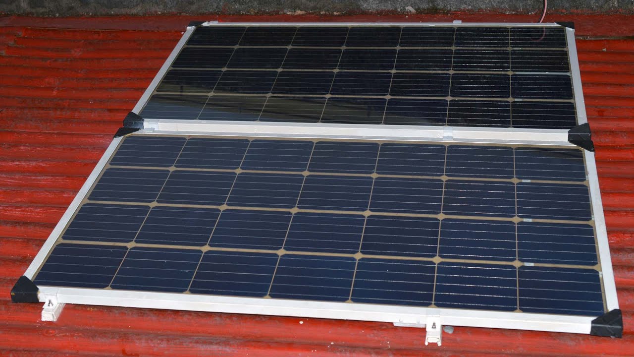 2 Solar Panel 14V with 260 Watts - YouTube