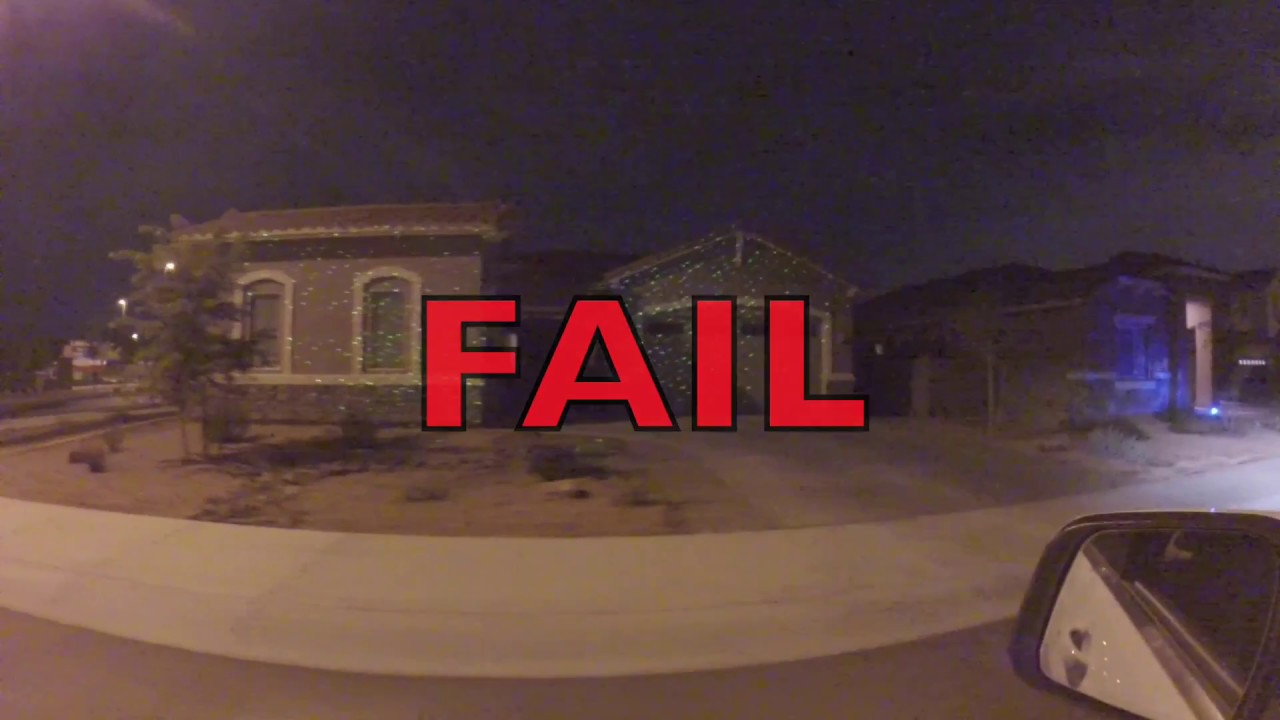 XMAS LIGHTS EPIC FAIL - YouTube