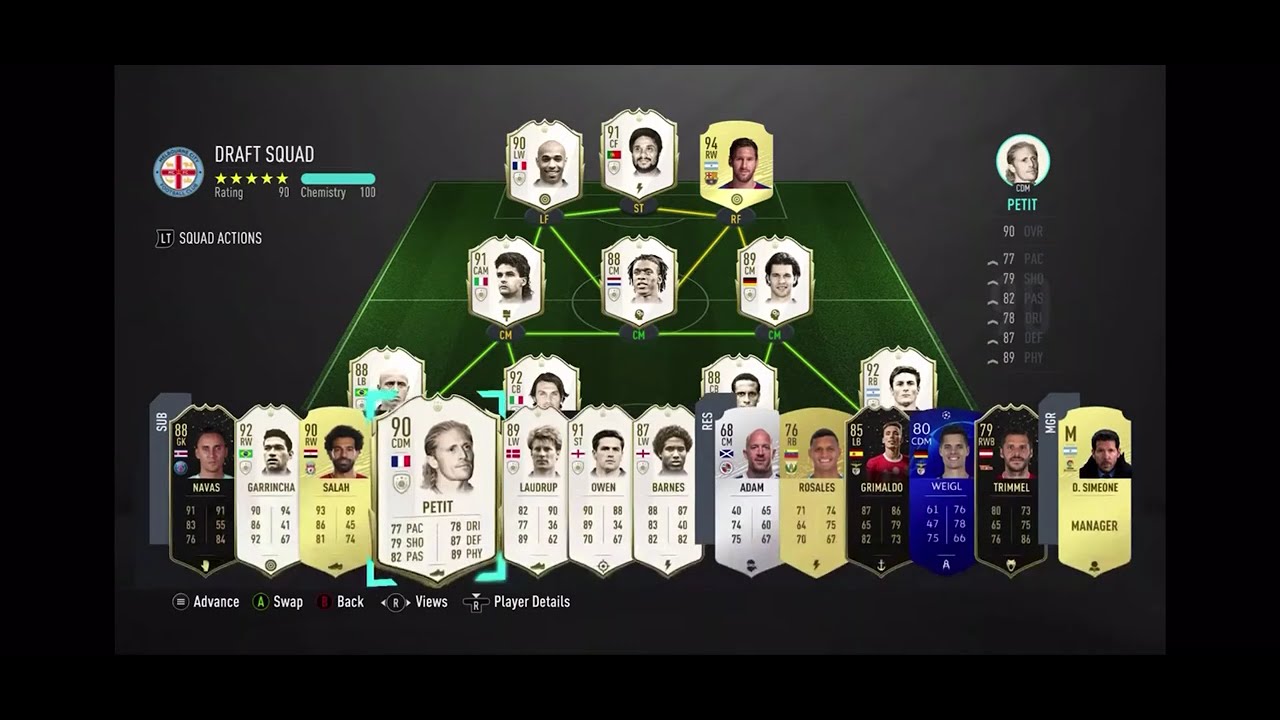 14 ICONS IN ONE DRAFT!!! - FIFA 20 FUT DRAFT - YouTube