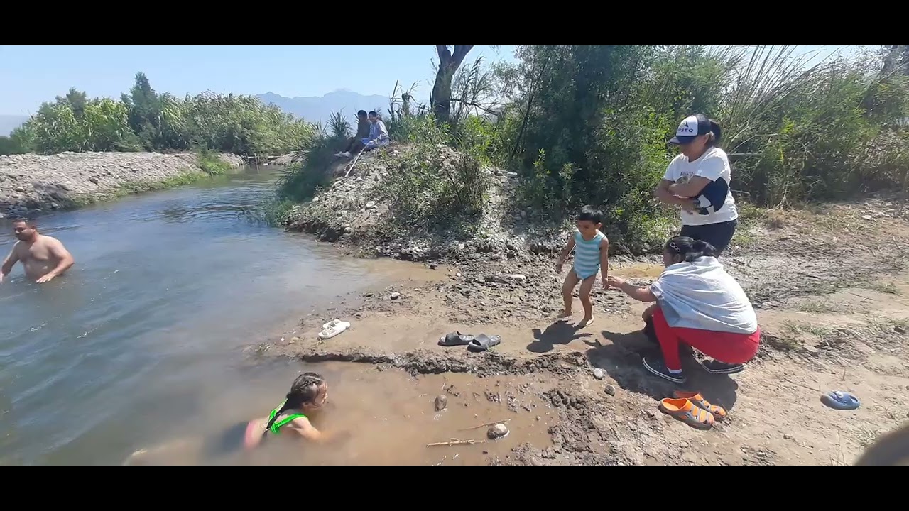en el río de tablazos con toda la familia 1-8-24 - YouTube
