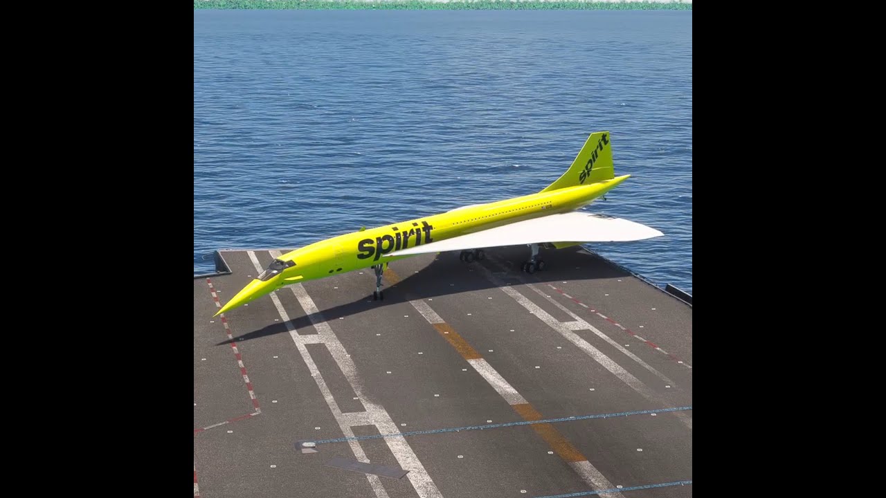 Insane Takeoff Concorde Spirit from The Aircraft Carrier - YouTube