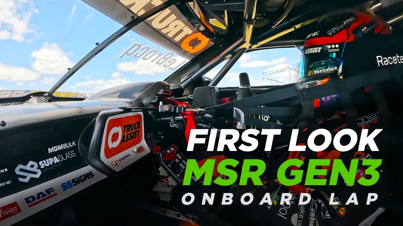 Hot Lap onboard Gen3 Chevrolet Camaro Supercar - YouTube