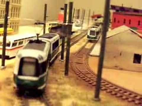 ho scale LRV trolley - YouTube