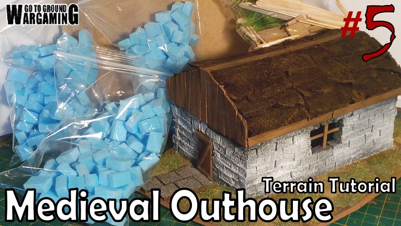 How to Build Medieval Outbuilding - Wargaming Terrain Tutorial: DIY ...