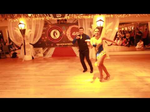 Melanie Torres & Gabriel Perez's Performance- Salsamania Saturdays 12-28-13