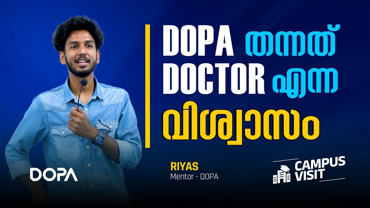 From DOPA to Doctor | Campus Talk That Every NEET Aspirant Must Watch! | Riyas Mentor DOPA - YouTube