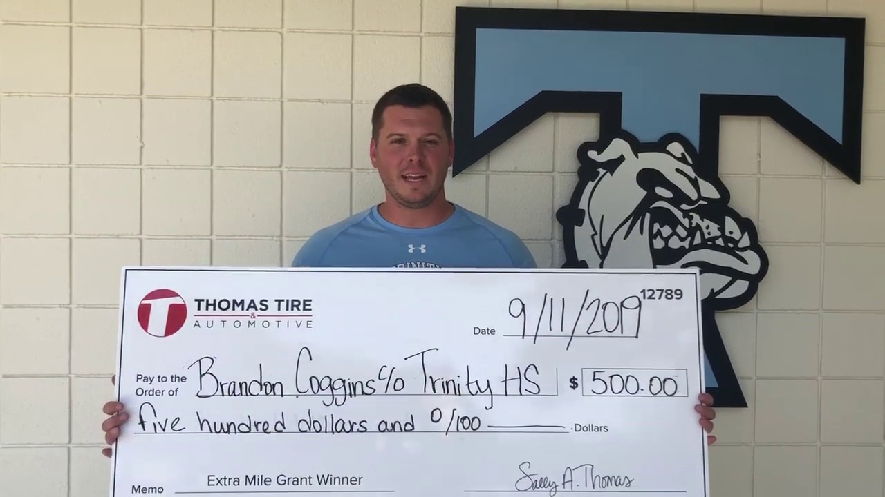 Extra Mile Grant Winner - Brandon Coggins - YouTube