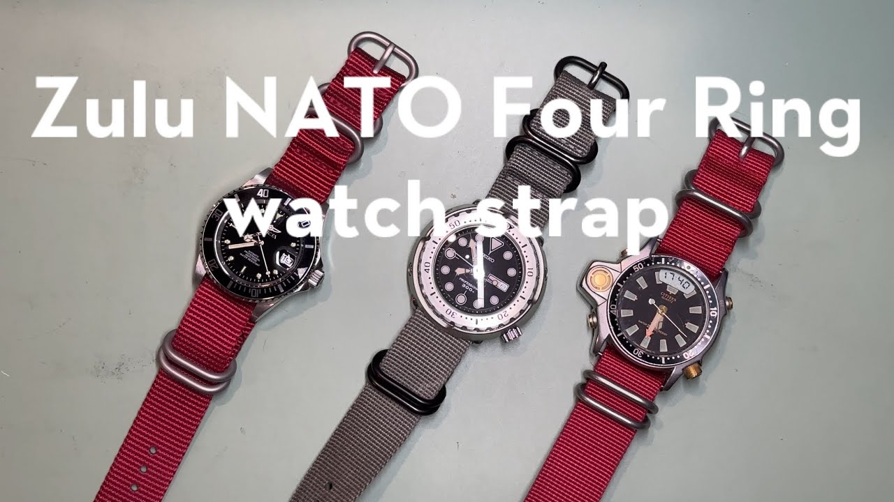 Zulu NATO Four Ring watch strap - YouTube