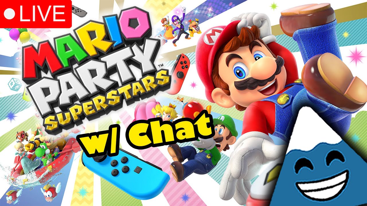 [VOD] 🔴Mario Party with CHAT! 🎉🎊 - YouTube