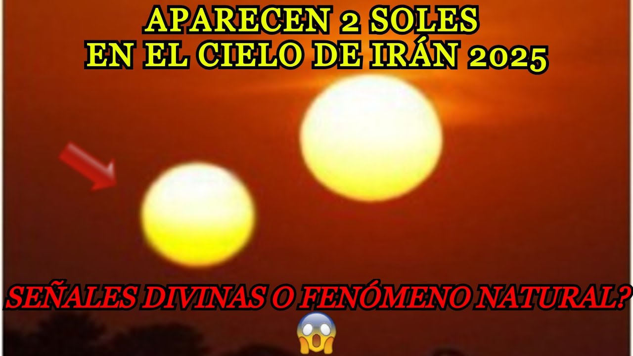 Aparecen DOS SOLES en el Cielo de Behshahr IRÁN hoy 1 febrero 2025 ...