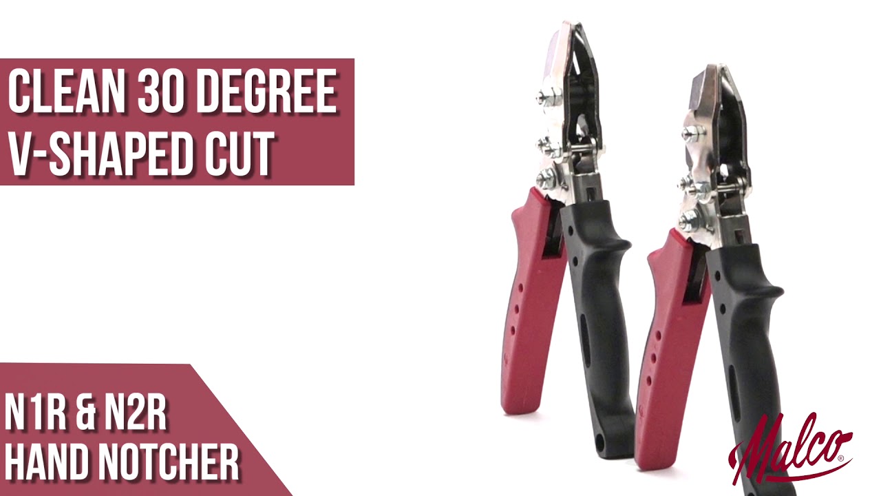 Malco N1R Hand Notcher Video - YouTube
