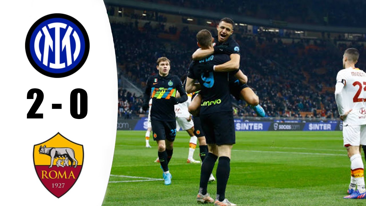 Inter vs Roma All Goals & Highlights 08/02/2022 HD - YouTube