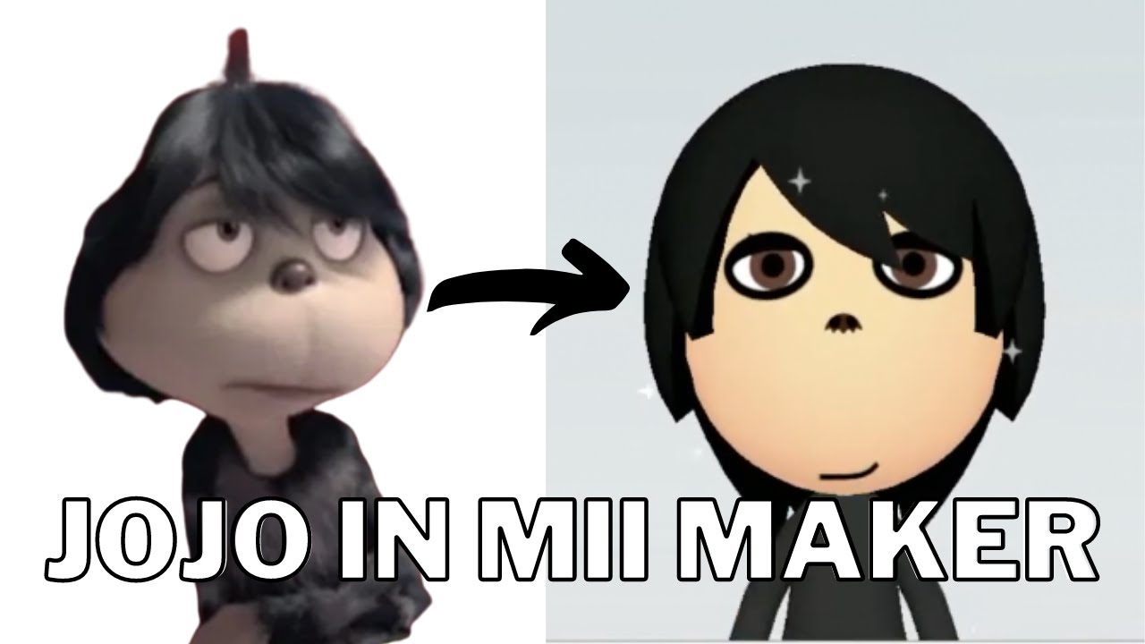 How To Make Jojo In Mii Maker | Month of Miis - YouTube