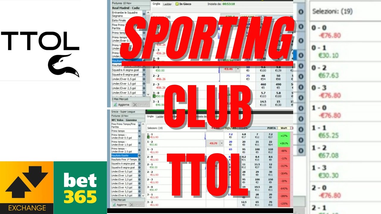 SPORTING CLUB TTOL Il pacchetto di Strategie + Correct score + Dutching ...