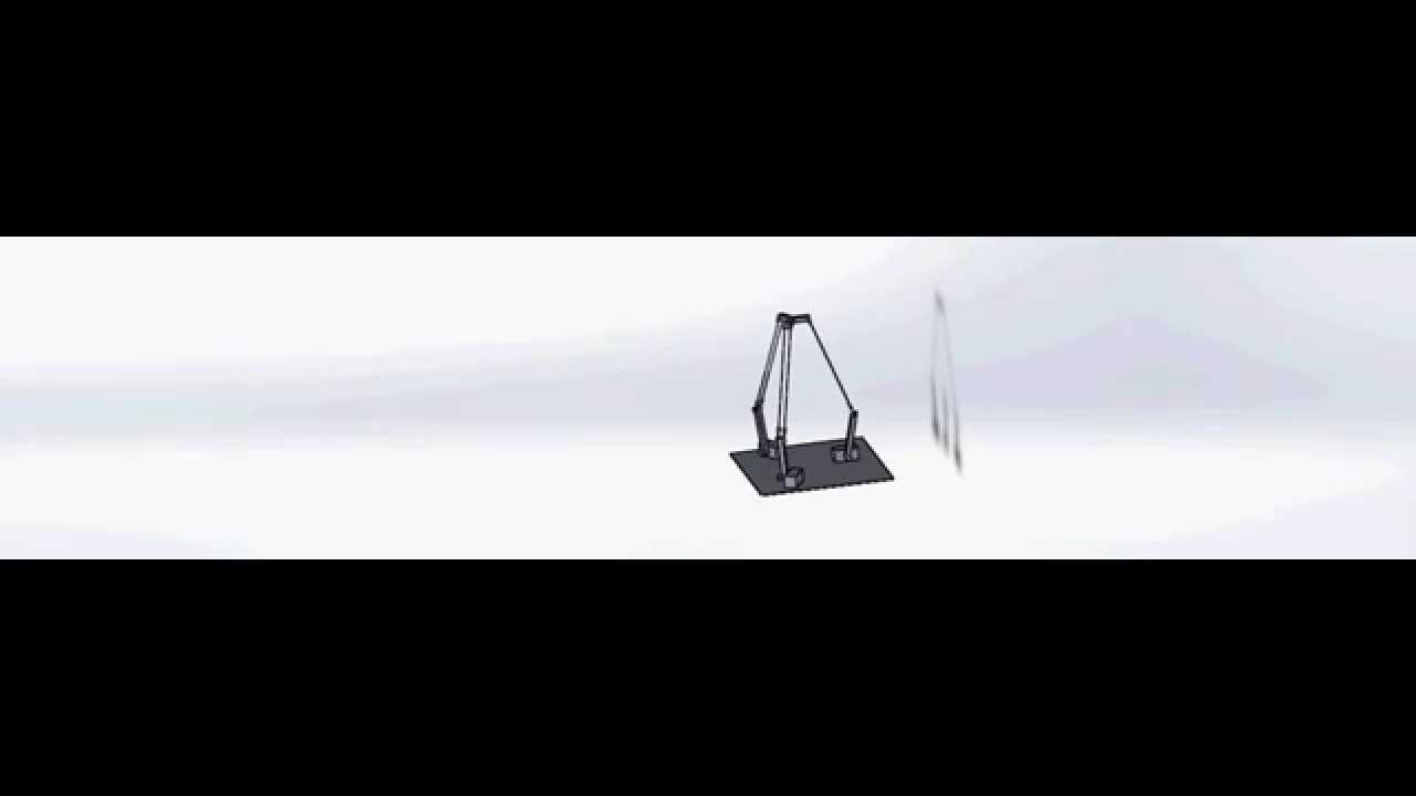DELTA PARALLEL ROBOT ----SPATIAL MECHANISM - YouTube