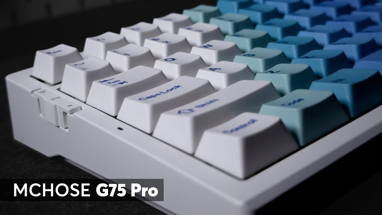 MCHOSE G75 Pro Gasket-Mount Keyboard | The Ultimate Budget Keyboard ...