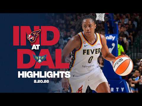 Kelsey Mitchell Sets Record 21 Straight Games With 20+ Points, Fever at Wings | FULL Game Highlights