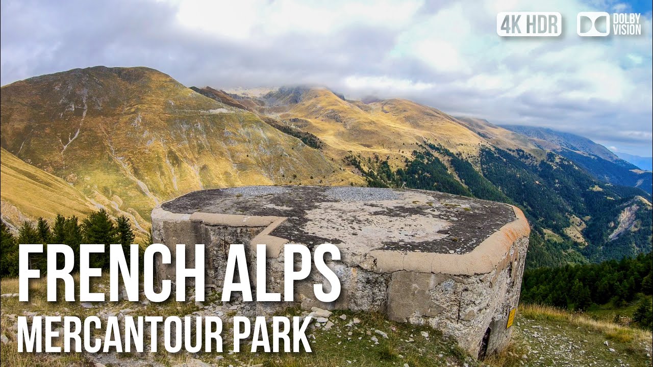 French Alps, Parc National du Mercatour (WW1 Bunkers) - 🇫🇷 France [4K ...