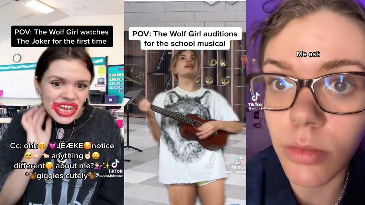 audra.johnson wolf girl tiktok compilation - YouTube