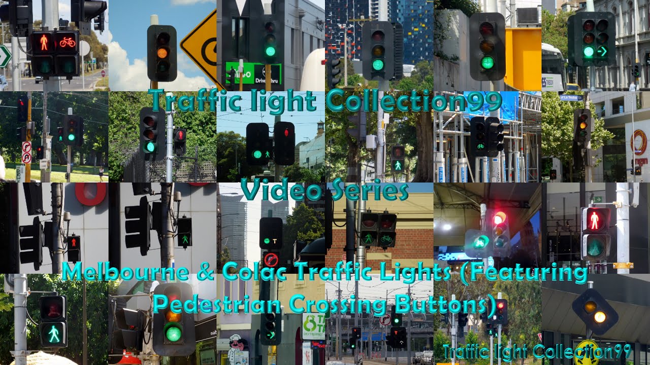 Melbourne & Colac Traffic Lights (Featuring Pedestrian Crossing Buttons ...
