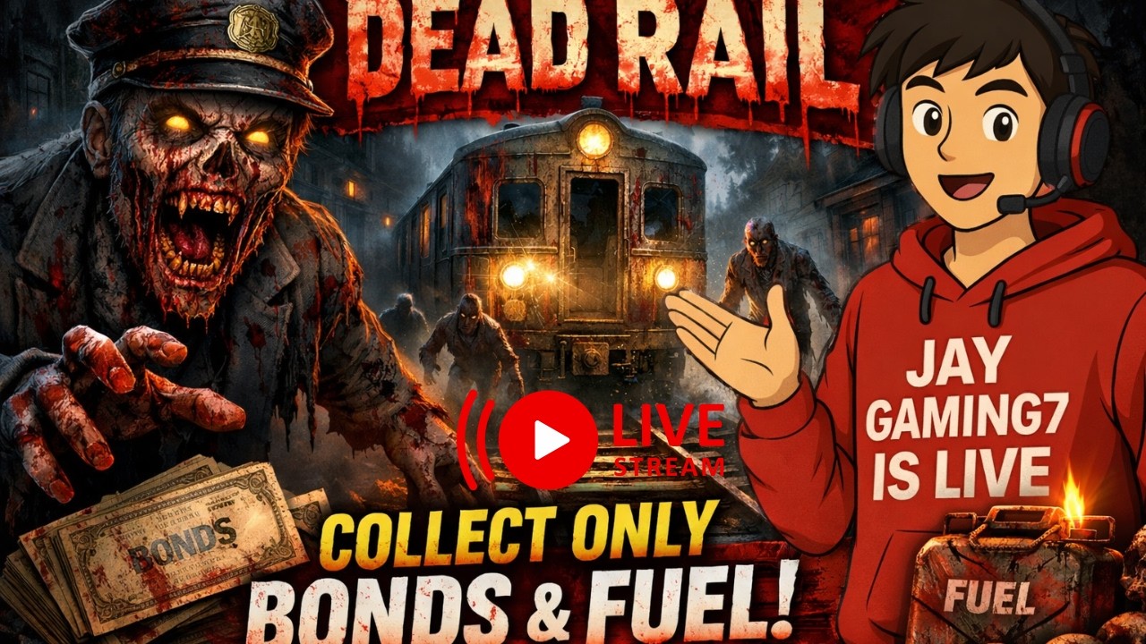 DEAD RAILS LIVE 😱 | Zombies Ka Rail Khauf | Collect Only Bonds & Fuel 🤯 ...
