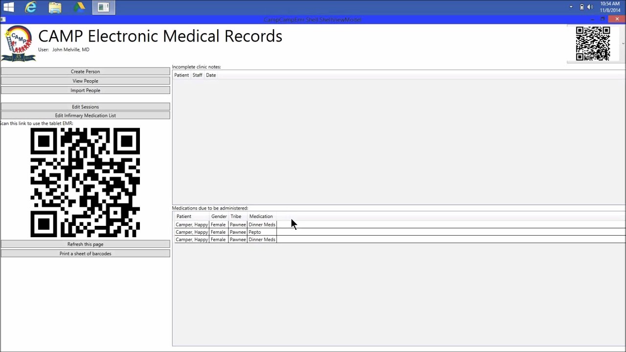 EMR demo - YouTube