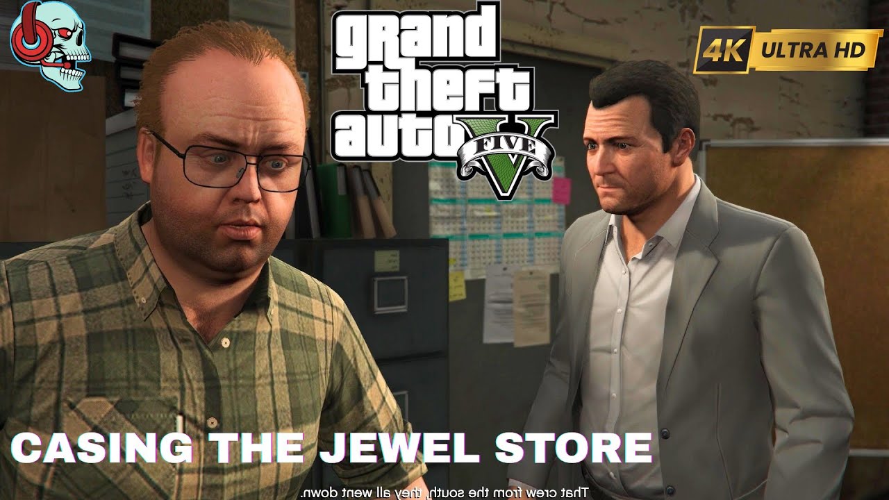 GTA 5 GAMEPLAY MISSION // CASING THE JEWEL STORE #12 #gta - YouTube