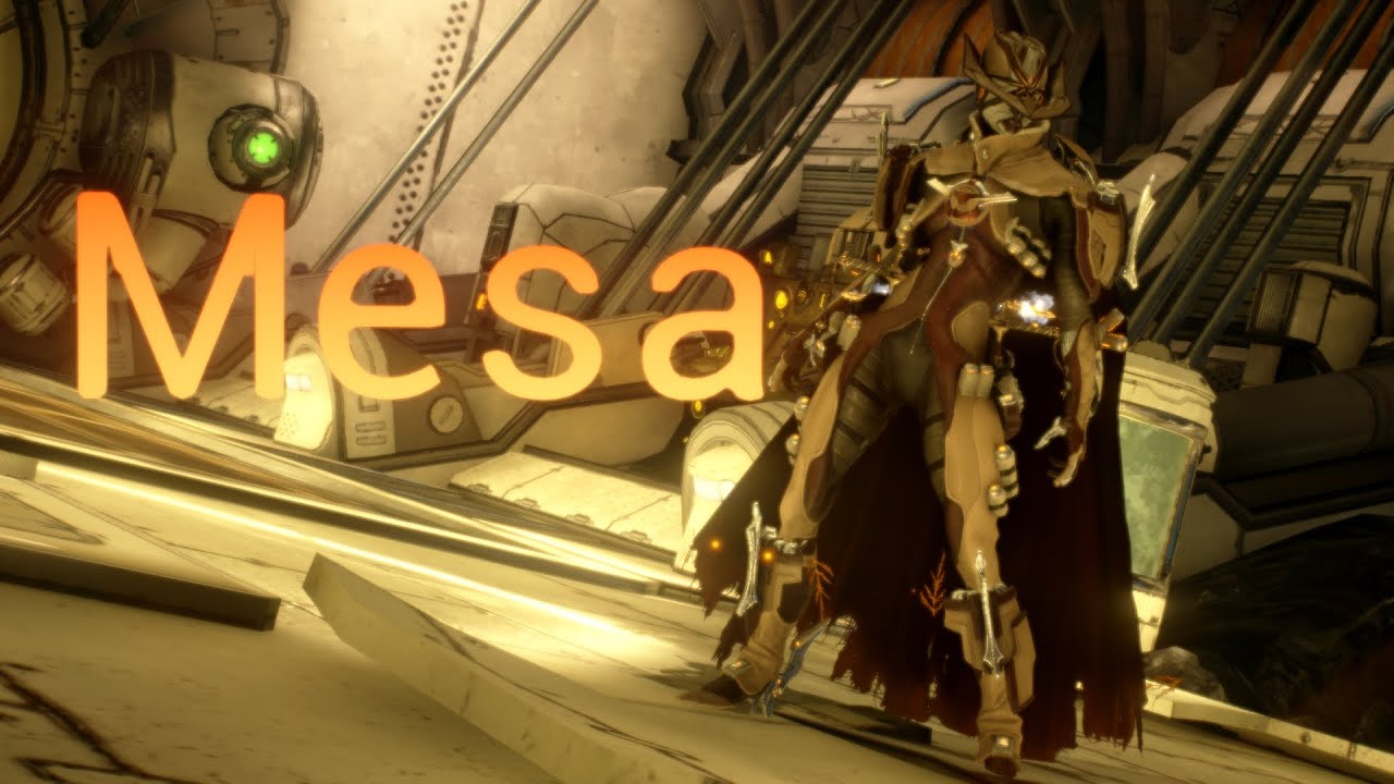 Warframe - Mars Extermination as Mesa - YouTube