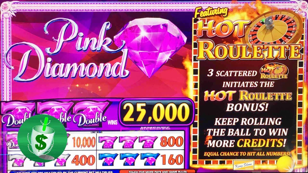 ++NEW Pink Diamond slot machine, with Hot Roulette - YouTube