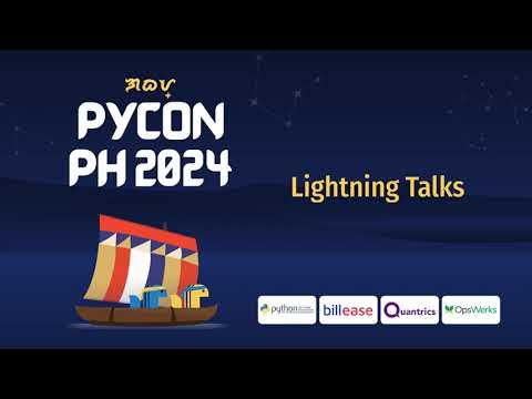 PyCon Philippines 2024 - Lightning Talks - YouTube
