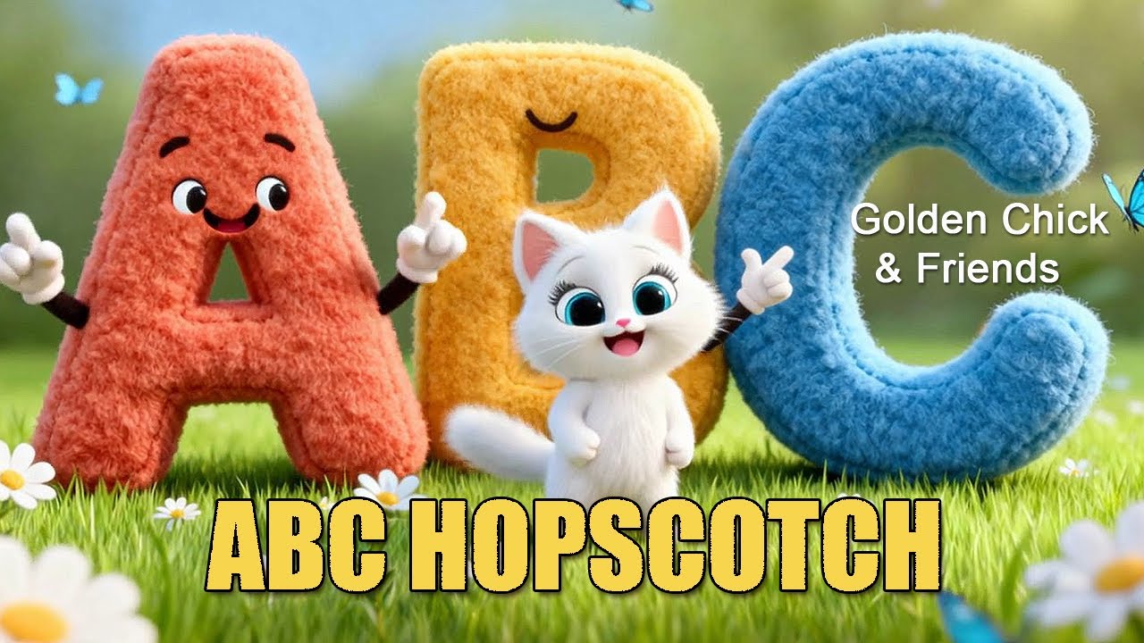 ABC Hopscotch 🔤🎵 | Fun Alphabet Song for Kids | Learn A–Z with Dance ...