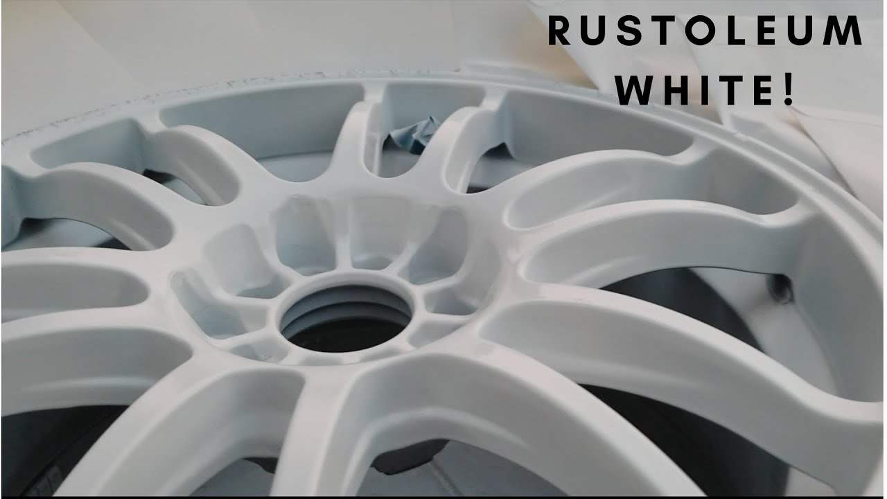  10 How To Spray Paint Wheels White Part 1 2005 Honda Civic Si EP3