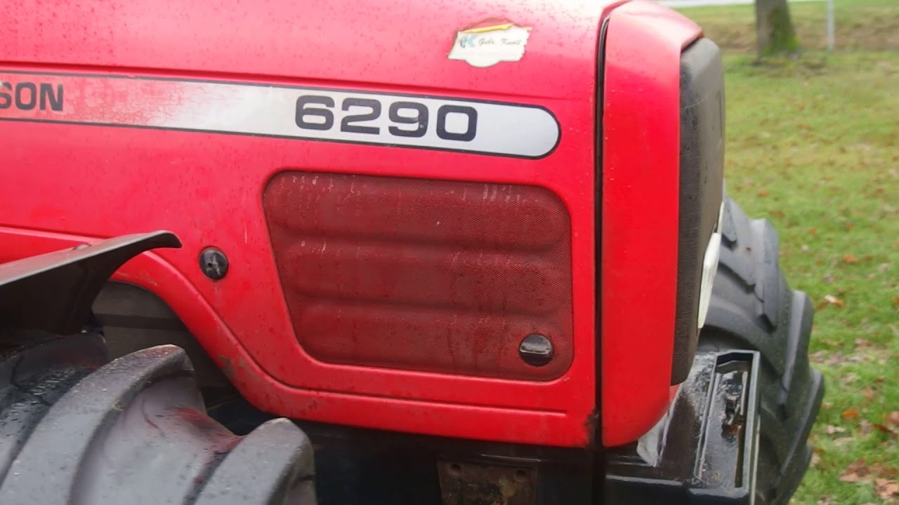 Agribidding.com | Tractor Massey Ferguson, 6290, year built 2000 - YouTube