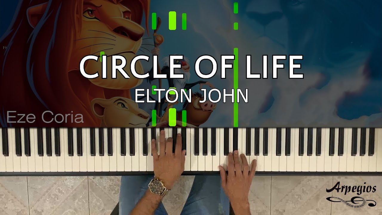 Circle Of Life || Elton John ~ Piano Cover - YouTube