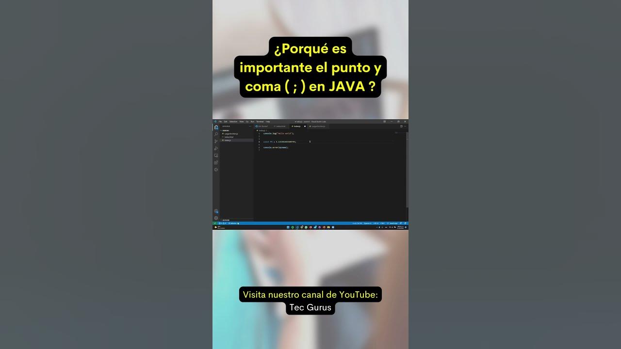 ¿Porqué es importante el punto y coma en Java Script? - YouTube