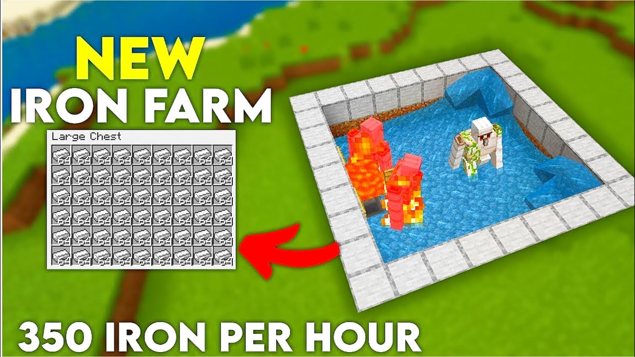 I BUILD THE BEST IRON FARM EVER IN MINECRAFT 1.21 ONE BLOCK SERISE ...