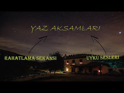 YAZ AKŞAMI CIRCIR SESİ / Rahatlatıcı sesler #relax #relaxing