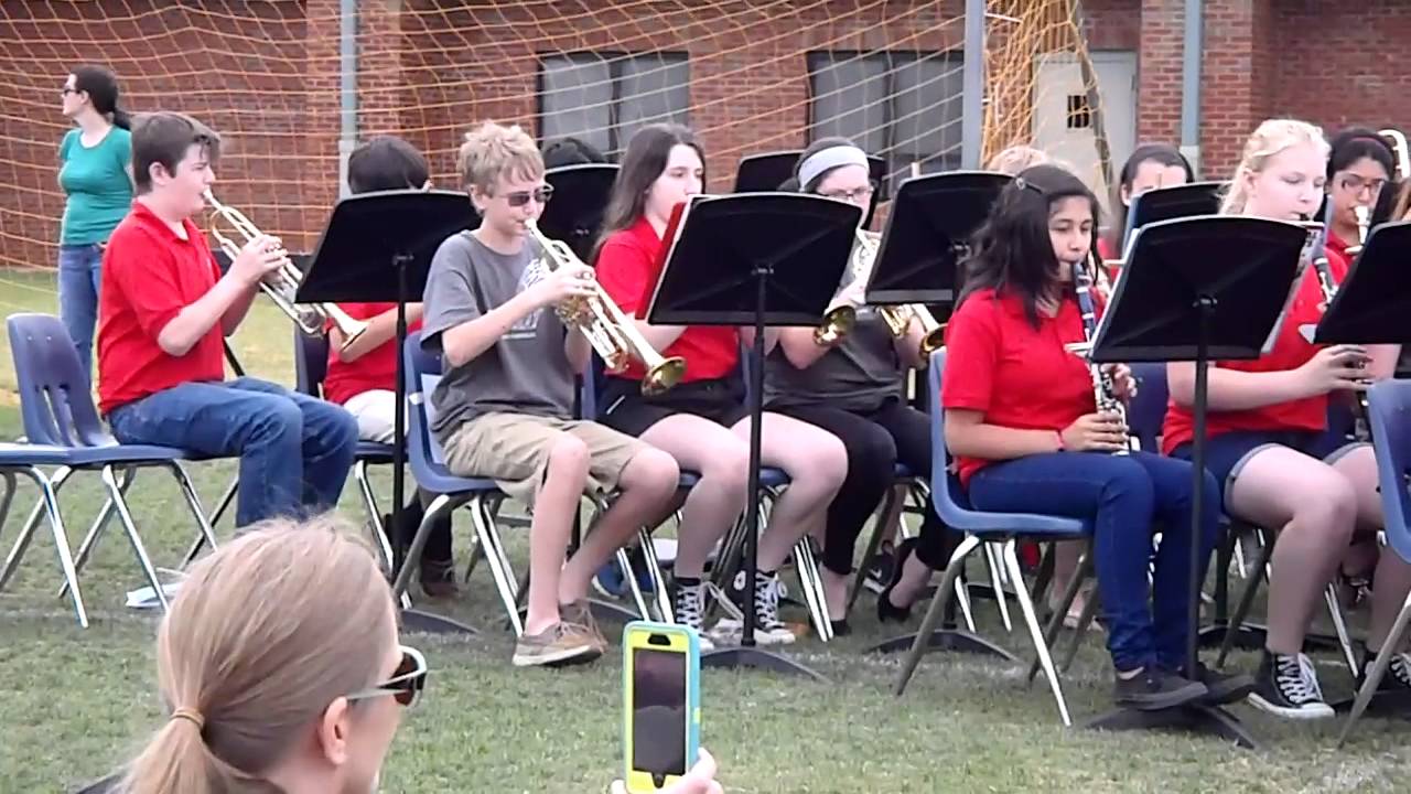 Otwell 7th grade band concert 1 - YouTube