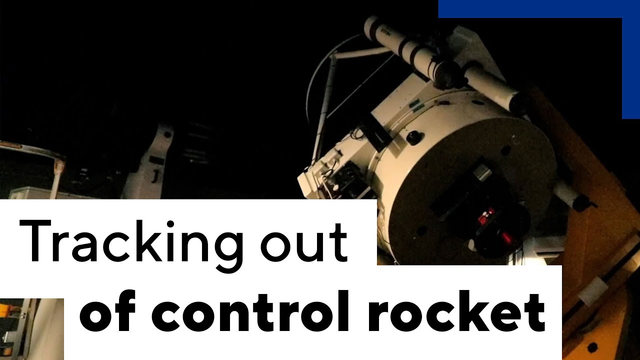Tracking rocket on collision course with Moon - YouTube