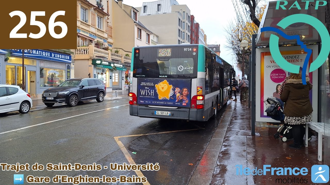 🚍BUS 256 (RATP) : Trajet à bord d'un MAN Lion's City NL253 N⁰9724 ...