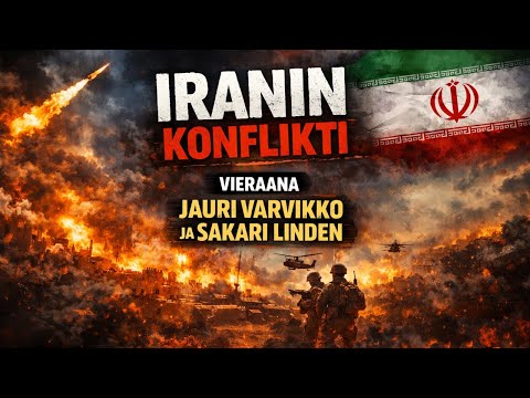 TOSI TV LIVE: IRANIN KONFLIKTI vieraana Jauri Varvikko ja Sakari Linden