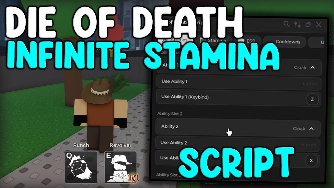 [NEW] Die of Death Script God Mode & Infinite Stamina - Roblox 2025 ...